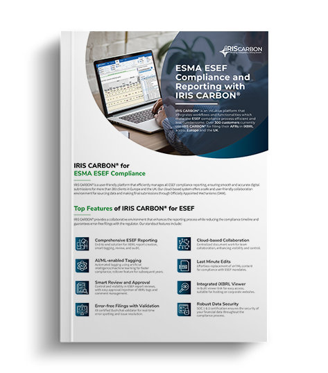 ESEF XBRL Reporting Software for ESMA Compliance